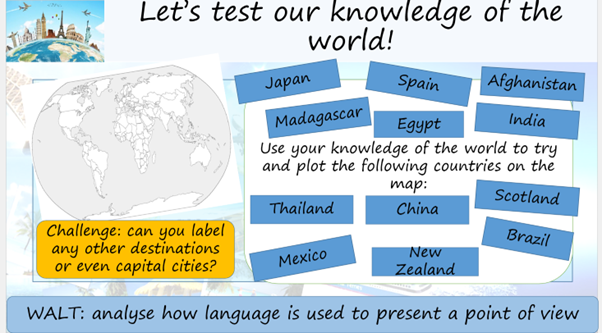 Travel Writing | Teaching Resources