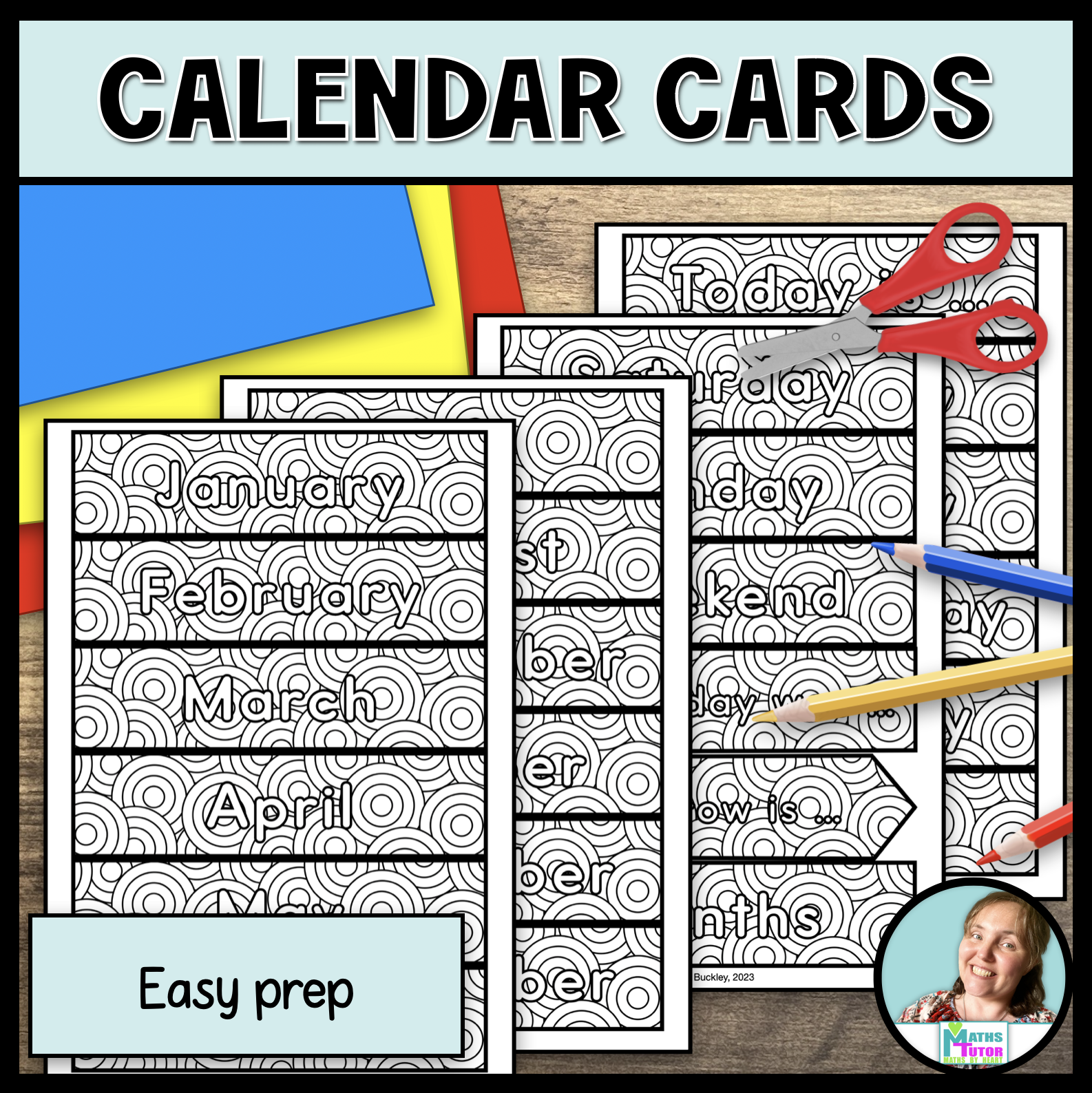 Display Calendar Cards Mindfulness. | Teaching Resources