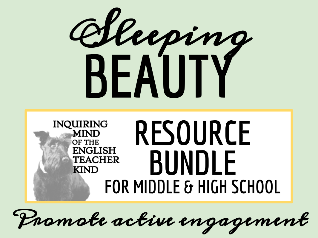 "Sleeping Beauty" by the Brothers Grimm Quiz and Close Reading Bundle ...