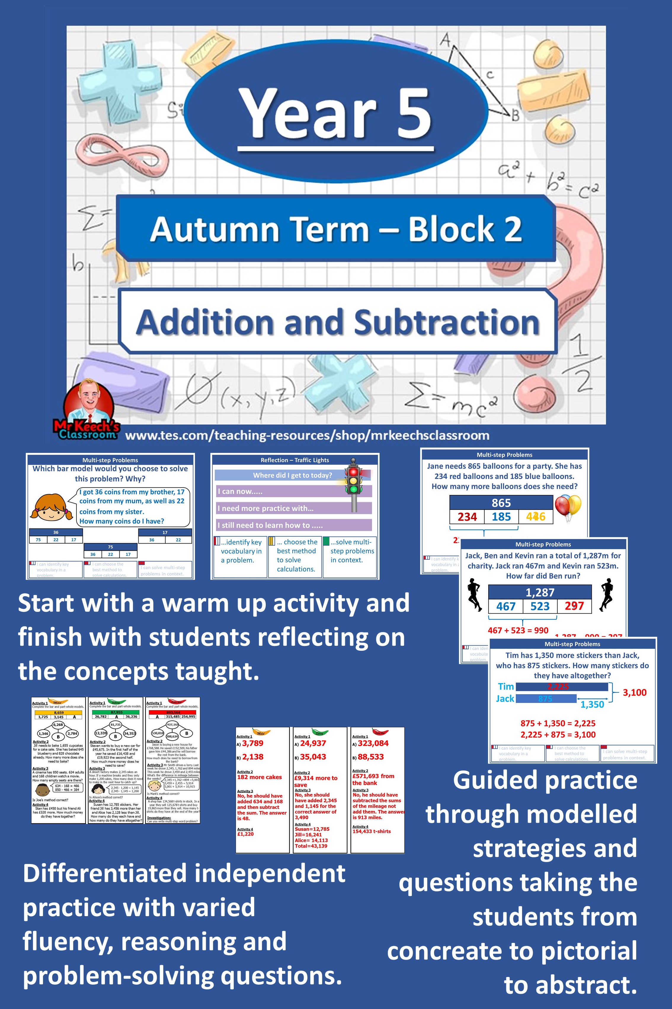 Year 5 - Addition and Subtraction - Autumn Block 2 - White Rose Maths ...