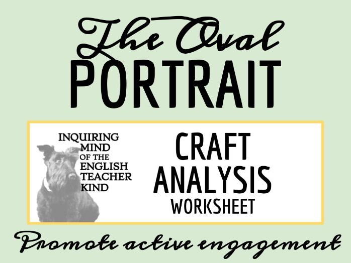 “The Oval Portrait” by Edgar Allan Poe Quiz and Close Reading Bundle ...