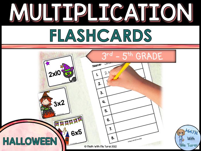Halloween Multiplication Flashcards and Activities | 0 - 12 | Teaching ...