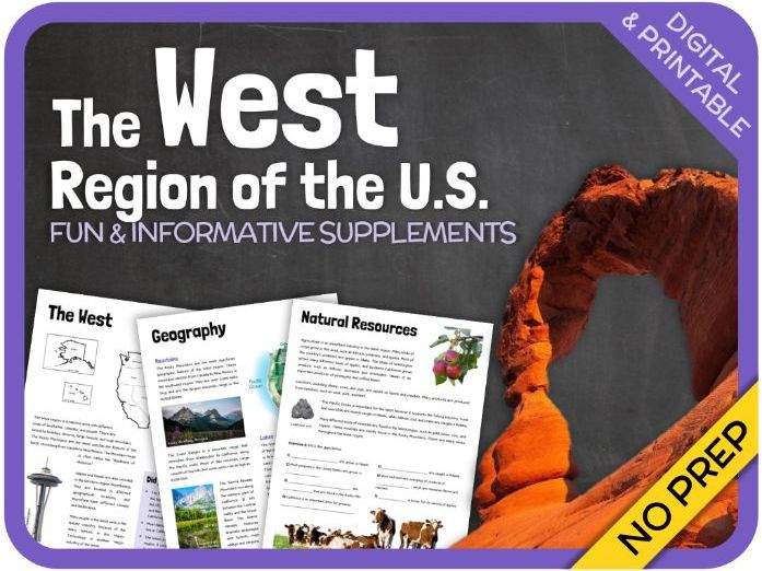 Five Regions of the United States (Bundle) | Teaching Resources