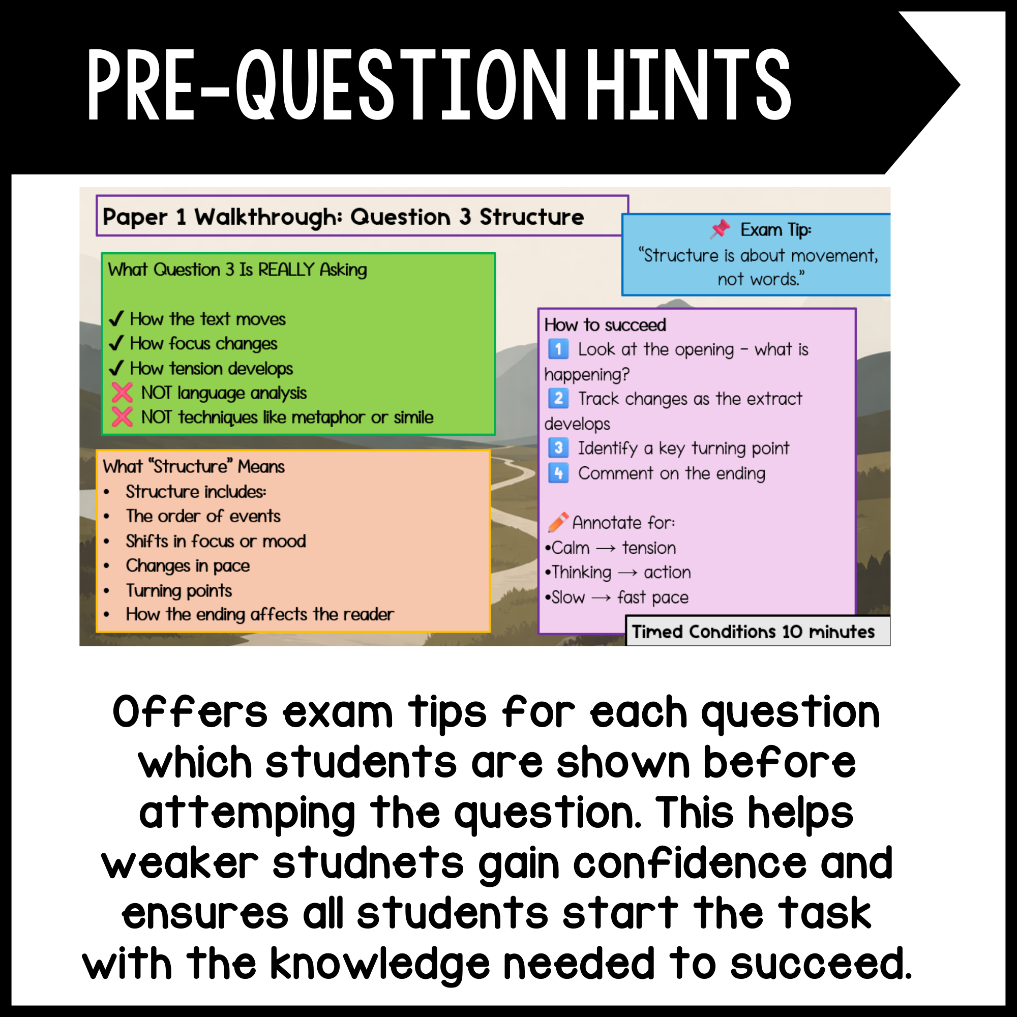 AQA GCSE English Language Paper 1 – Reading Skills Walkthrough (All ...