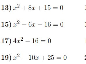 Quadratic Equations E Book Teaching Resources