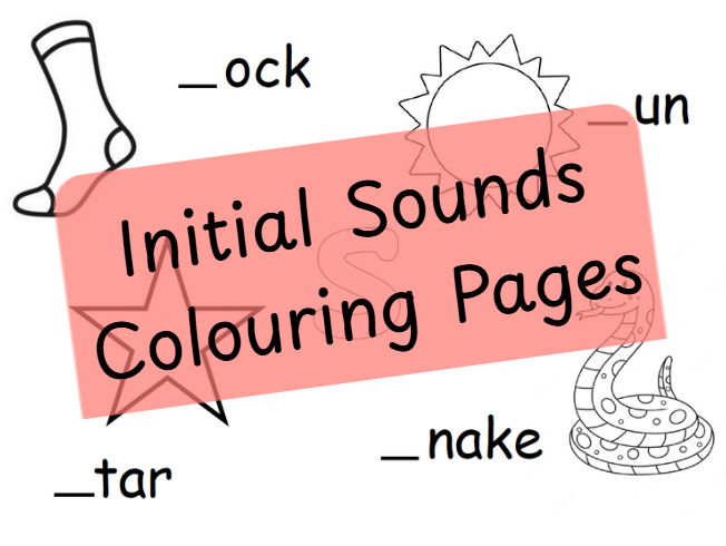 Initial Sound Colouring Pages | Teaching Resources