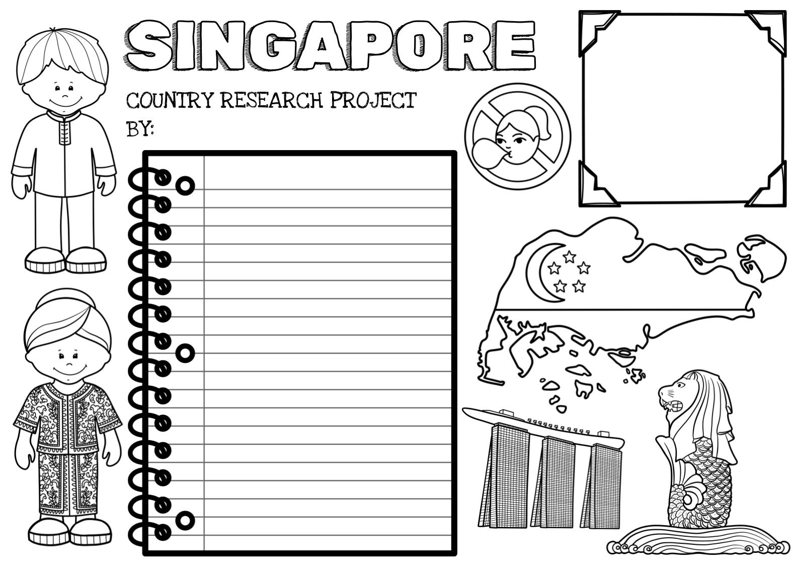 SINGAPORE - Country Research Project (Google Slides™) | Teaching Resources