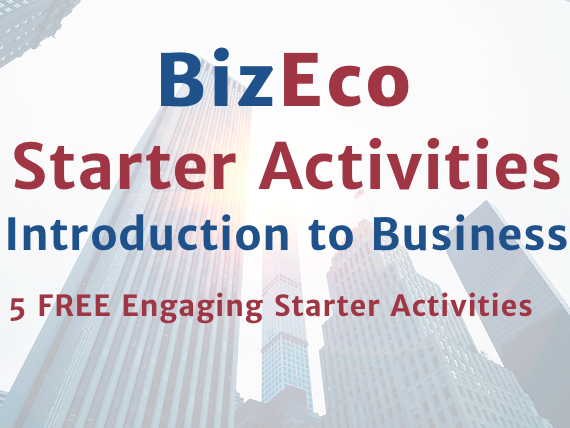 5 Introductory Business Studies Starters | Teaching Resources