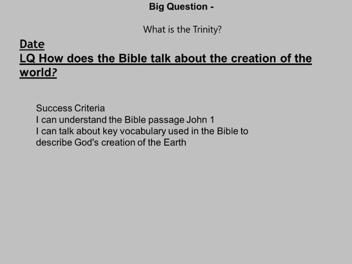 RE SMART and PPT "What is the Trinity?" DIGGING DEEPER 6 lessons & resources based on UC RE ...