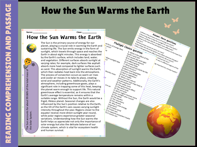 Exploring Solar Warmth: Earth’s Climate Connection - Reading and ...