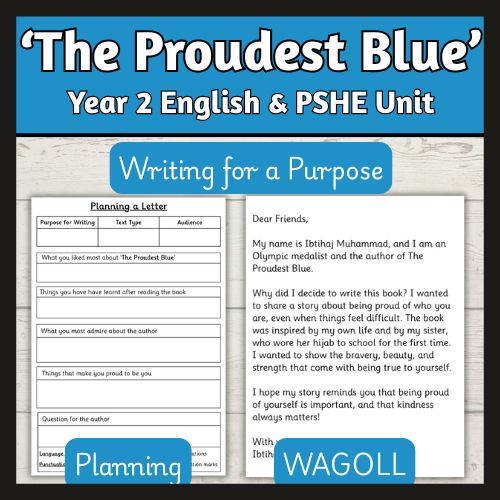 'The Proudest Blue' by Ibtihaj Muhammad Year 2 English and PSHE ...