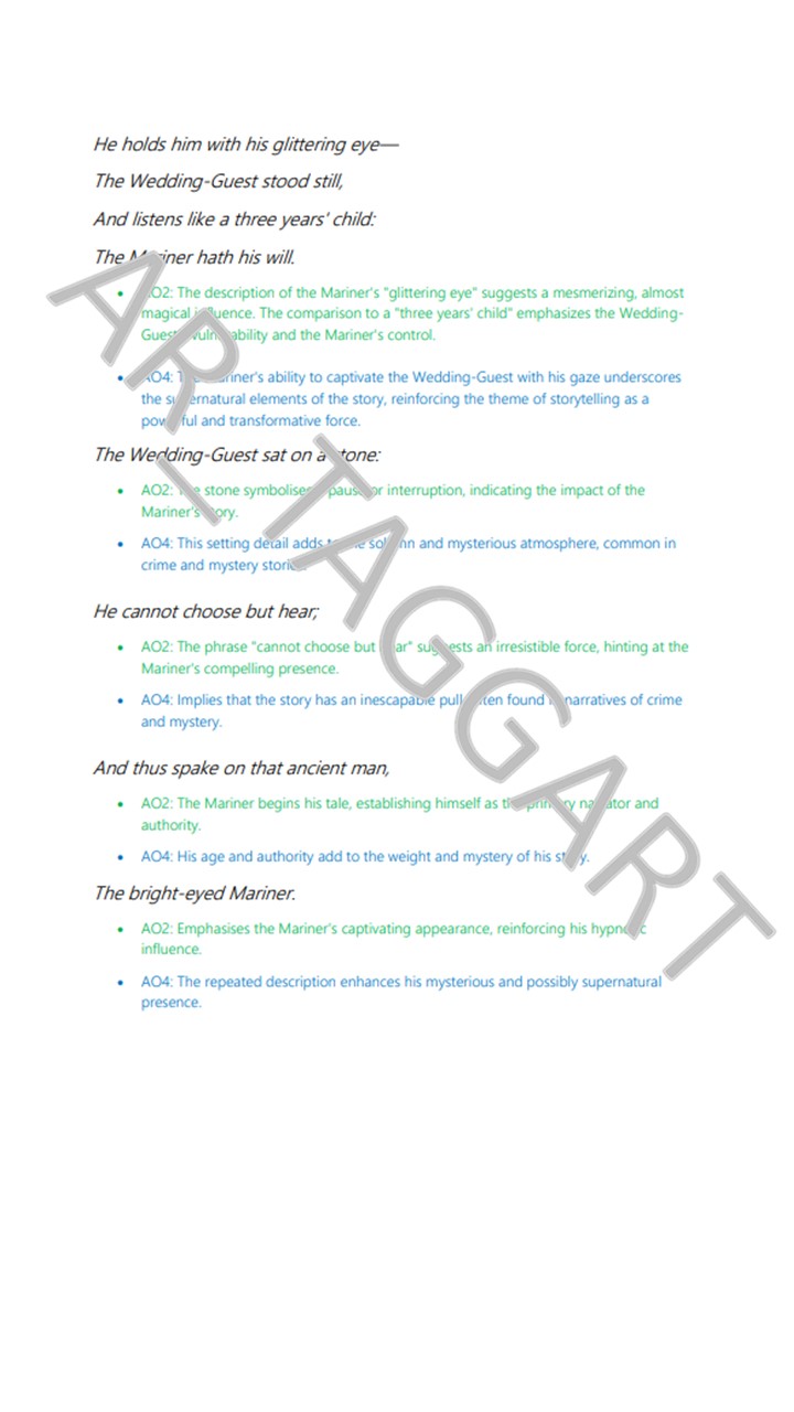 CRIME & MYSTERY - Fully annotated - Rime of the Ancient Mariner ...