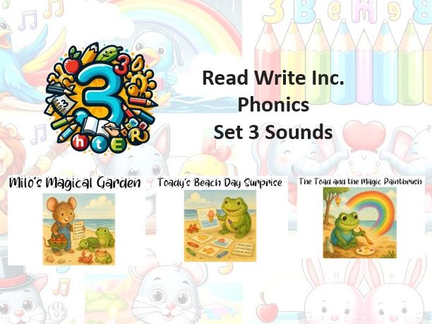 Read Write Inc. Phonics – Set 3 Sounds Reading - 3 short stories that ...