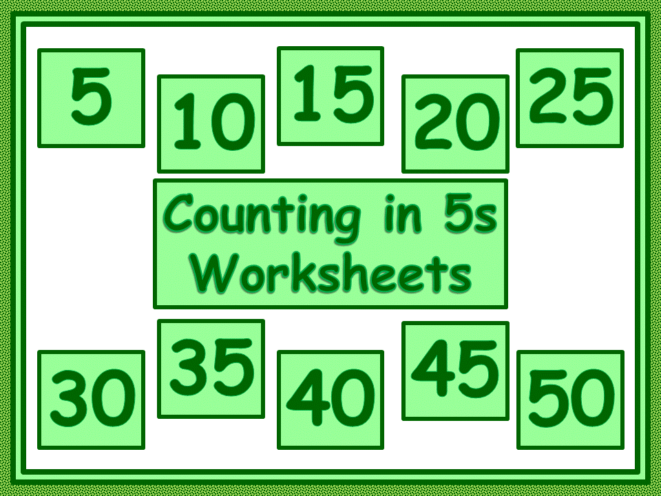 Counting in 5s Differentiated Worksheets | Teaching Resources