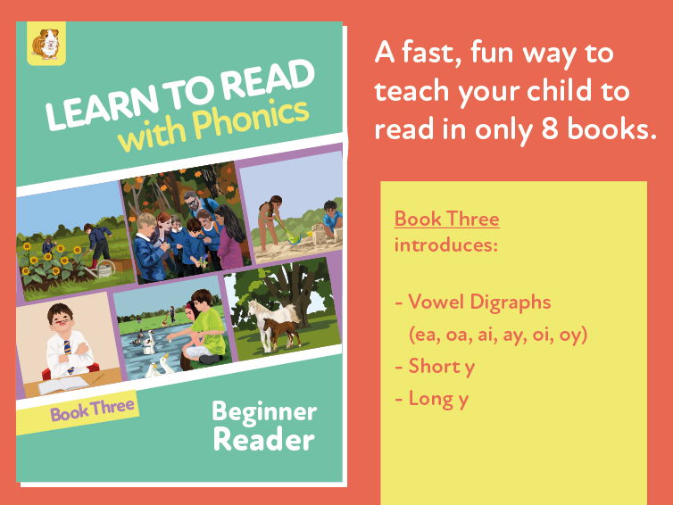 Learn To Read With Phonics: Beginner Reader Book 3 | Teaching Resources