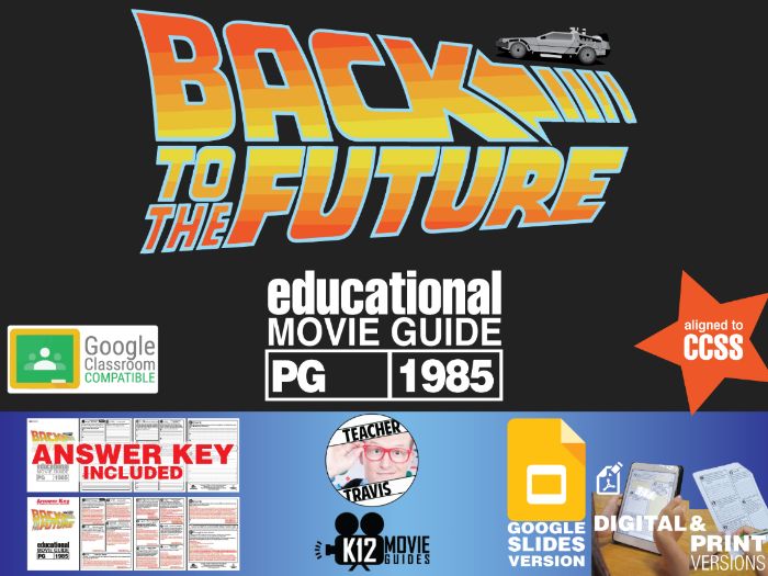 Back to the Future Movie Guide | Worksheet | Questions | Google Slides ...
