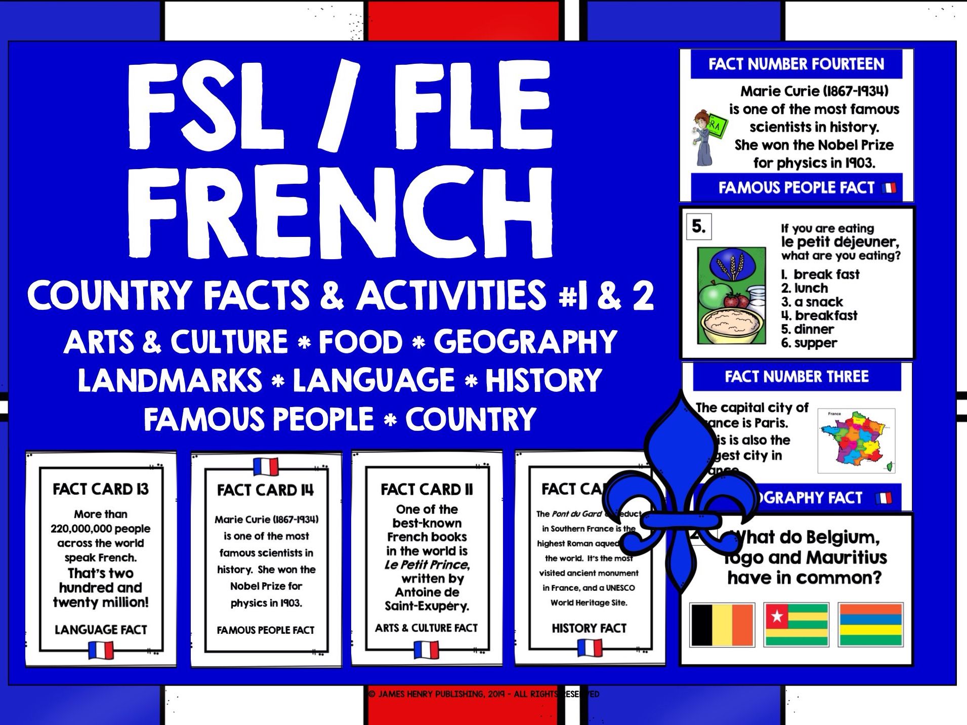 FRANCE COUNTRY FACTS ACTIVITIES BUNDLE 1 Teaching Resources FRANCE COUNTRY FACTS ACTIVITIES BUNDLE 1 Teaching Resources