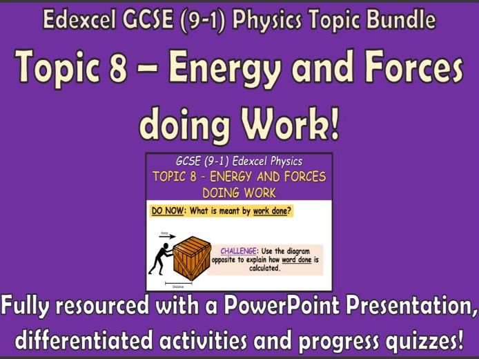Edexcel GCSE (9-1) Physics Topic 8&9 Bundle | Teaching Resources