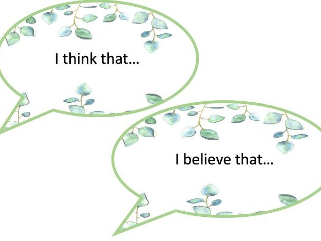 Maths display sentence stems - Eucalyptus theme | Teaching Resources