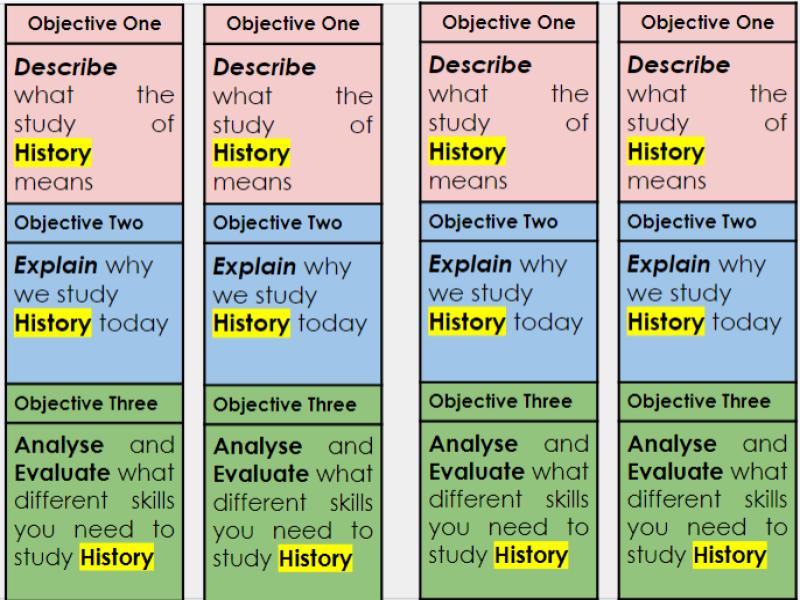 KS3 Introduction To History Lesson Lesson 1 What Is History And Why