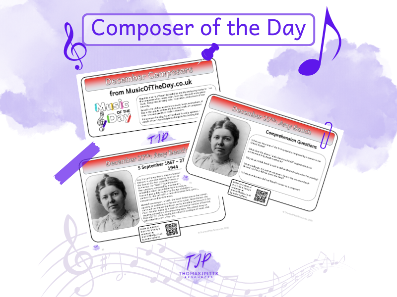 KS2–3 Music: Composer of the Day – December Reading & Listening ...
