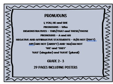 LEARNING GRAMMAR PRONOUN | Teaching Resources