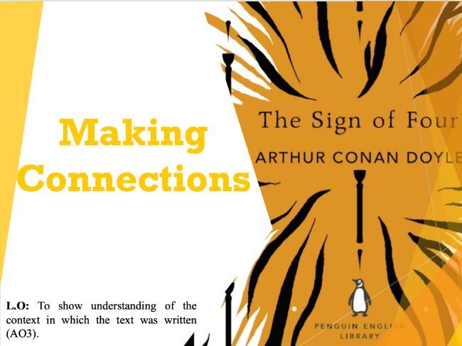 The Sign of Four KS4 Scheme of Work Full - English Literature ...