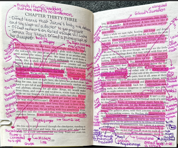 The Handmaid's Tale: Chapters 31 to Historical Notes Annotations ...