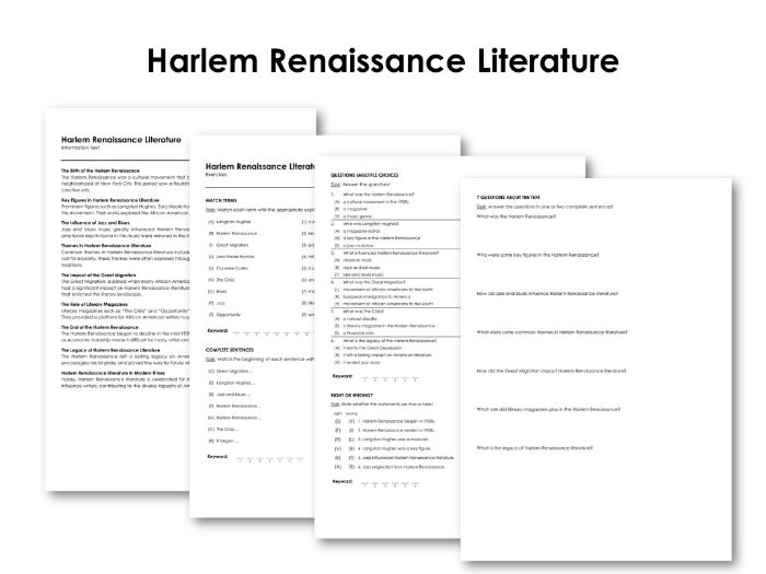 Harlem Renaissance Literature | Teaching Resources