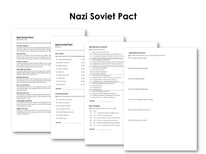 Nazi Soviet Pact | Teaching Resources
