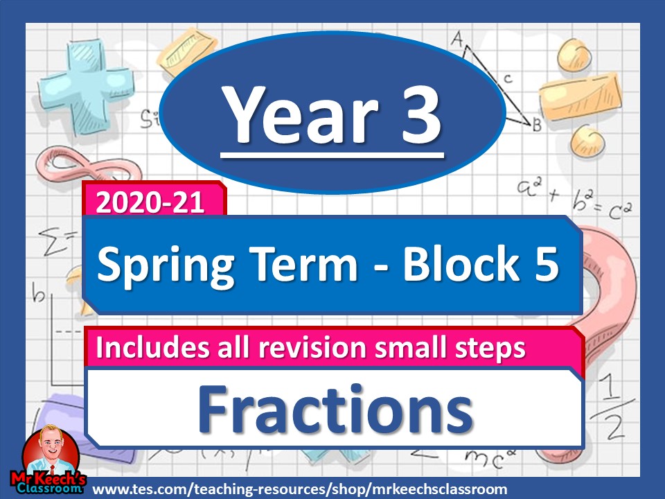 Year 3 Fractions Spring Block 5 White Rose Maths Containing Y2
