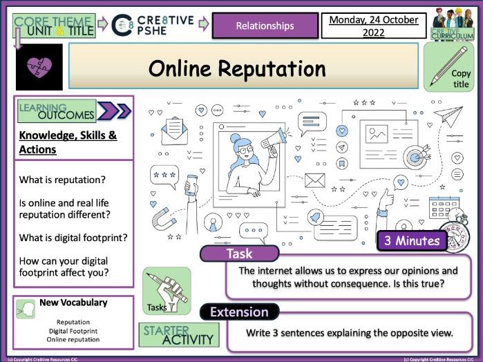 Online Safety + Staying Safe | Teaching Resources