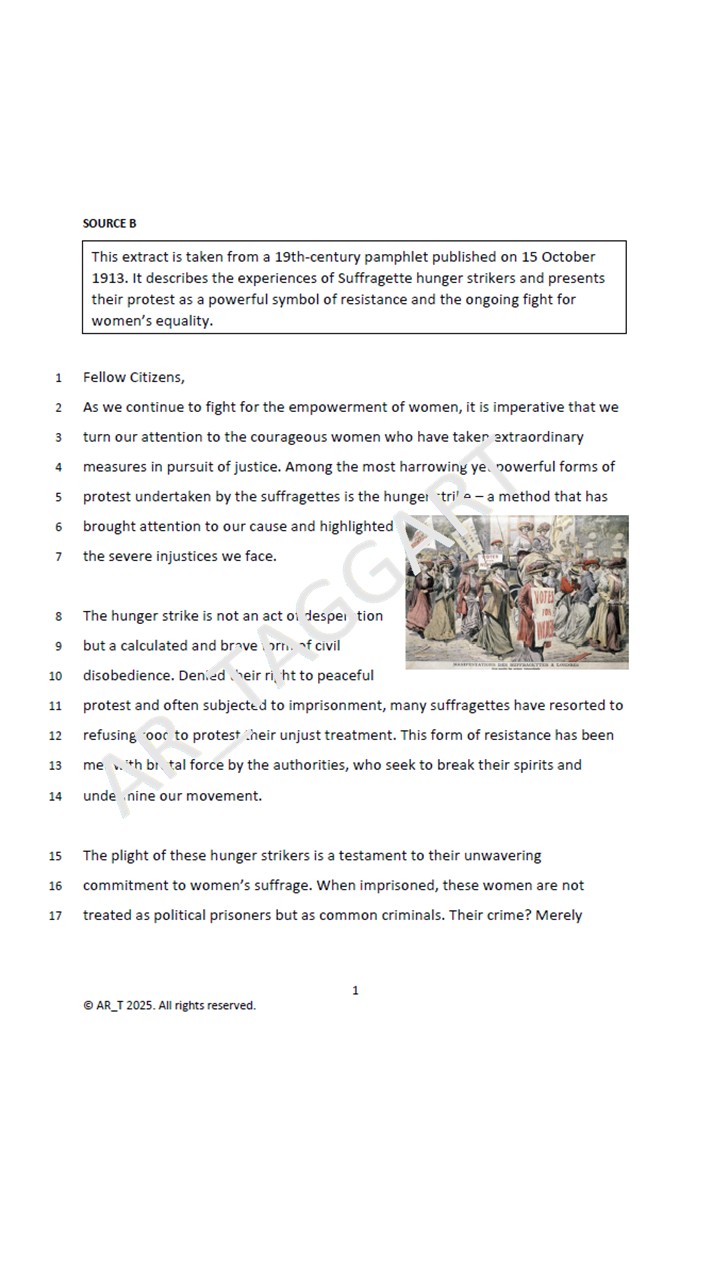 One AQA 2026 GCSE English Language Paper 2 Mock | AO Grids (Equ ...