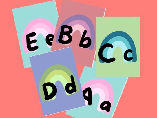 Pastel Rainbow Alphabet | Teaching Resources