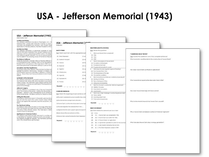 USA - Jefferson Memorial (1943) | Teaching Resources