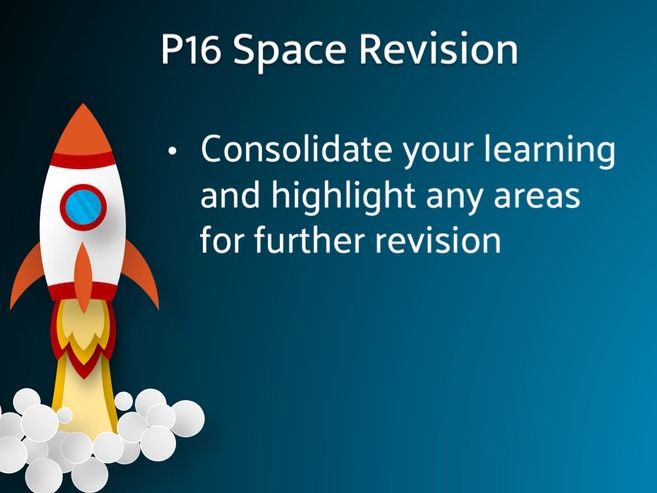 P16 Space Revision | Teaching Resources