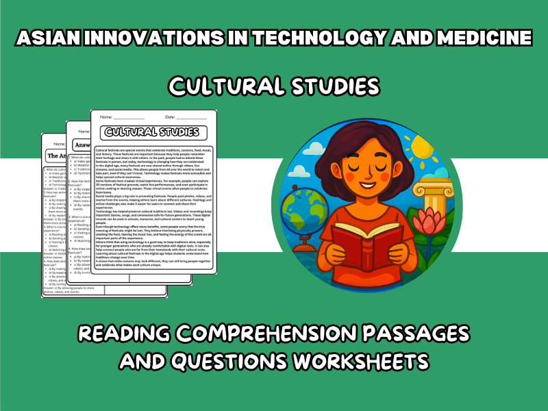 Asian Innovations in Technology and Medicine Reading Comprehension ...