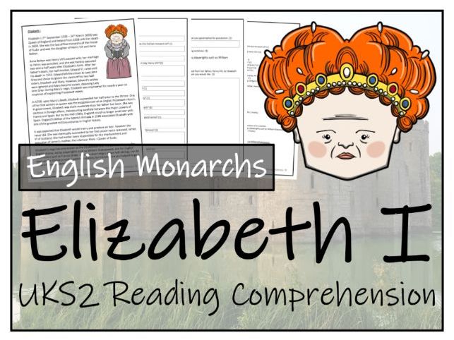 Elizabeth I Revision Mat Teaching Resources