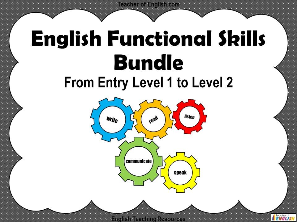 Functional Skills English Bundle Teaching Resources