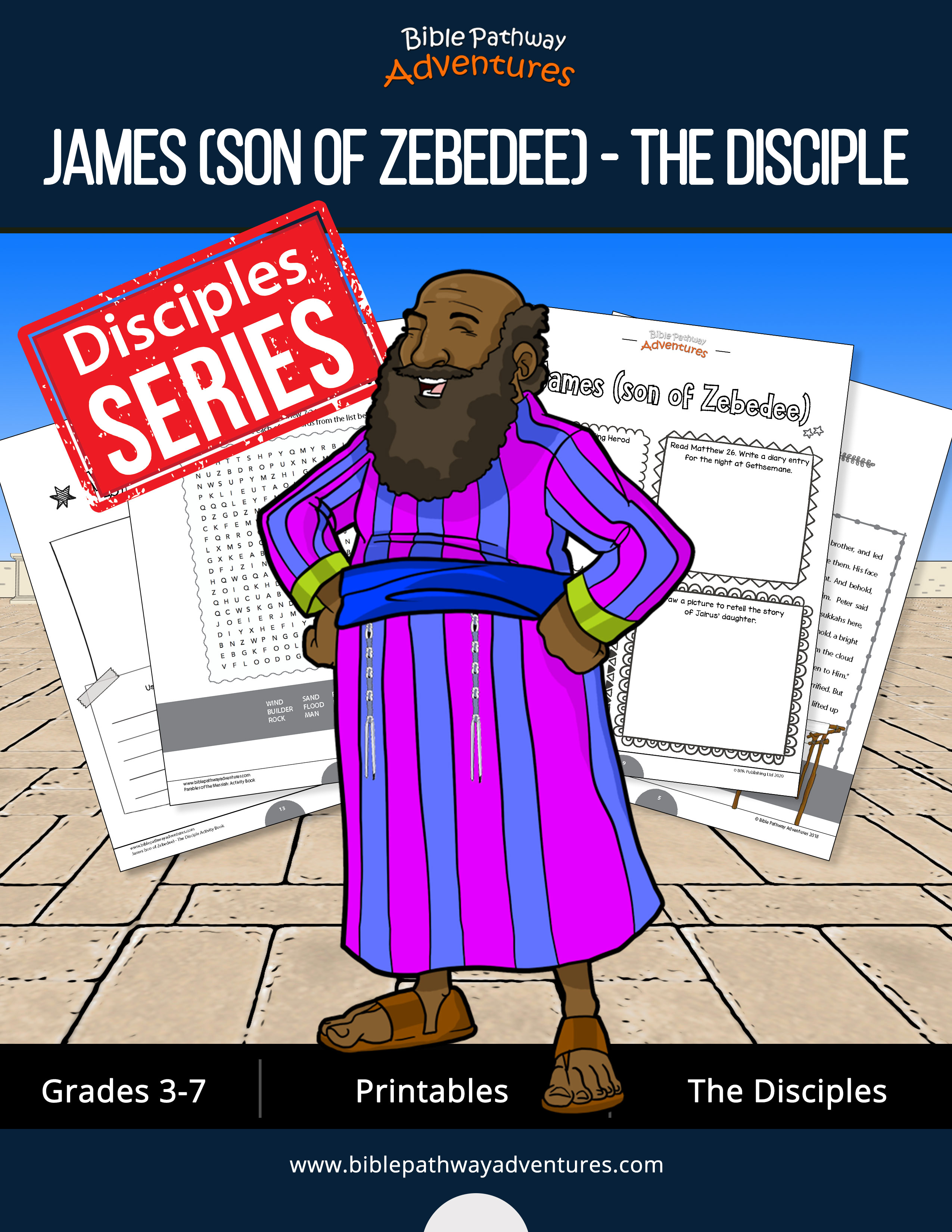 James (son of Zebedee): The Disciple Activity Book | Teaching Resources