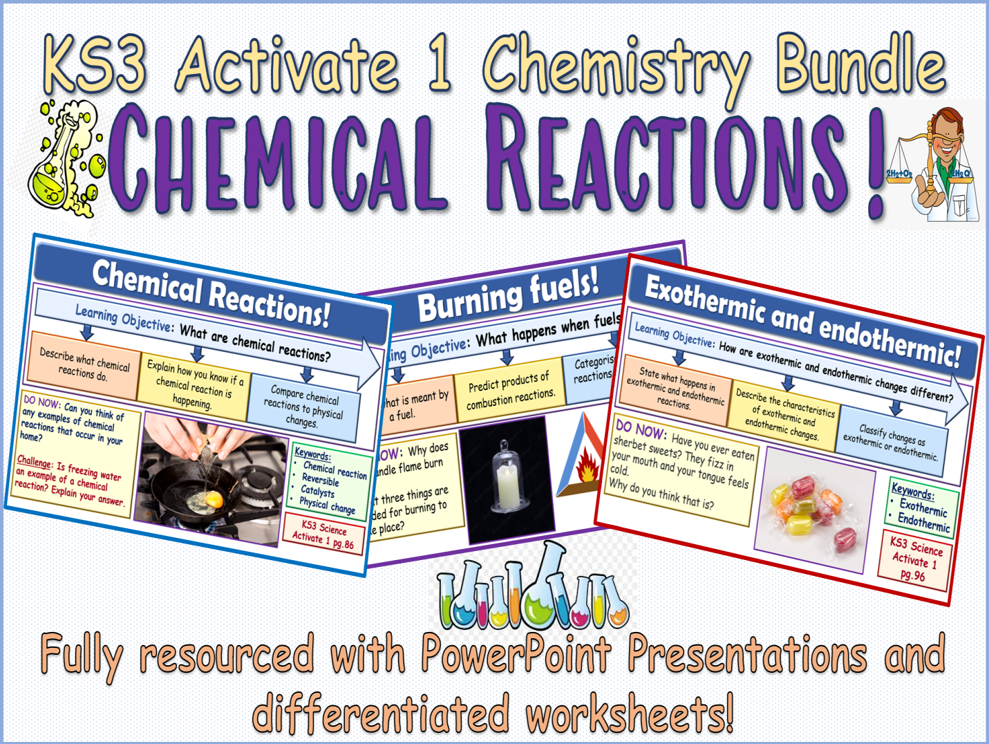 Primary chemical reactions resources