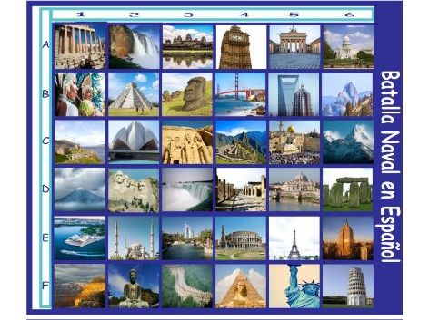 Vacation and Sightseeing 6 Spanish Photo Game Bundle | Teaching Resources