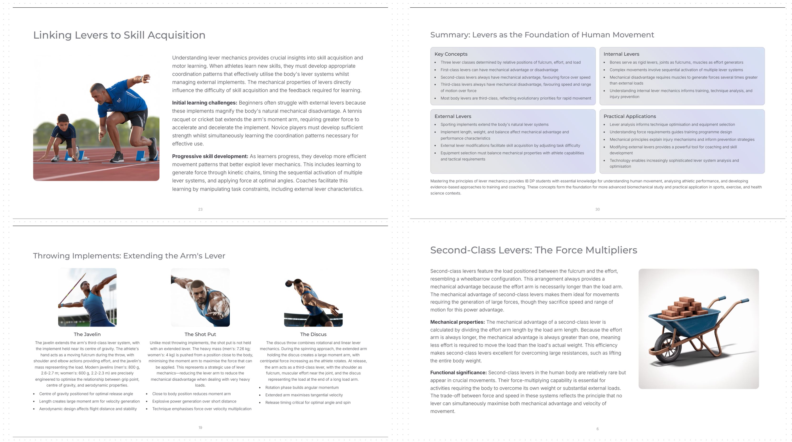 IB SEHS B1.4: Levers in Motion Teaching Notes & Revision Guide 2026 ...
