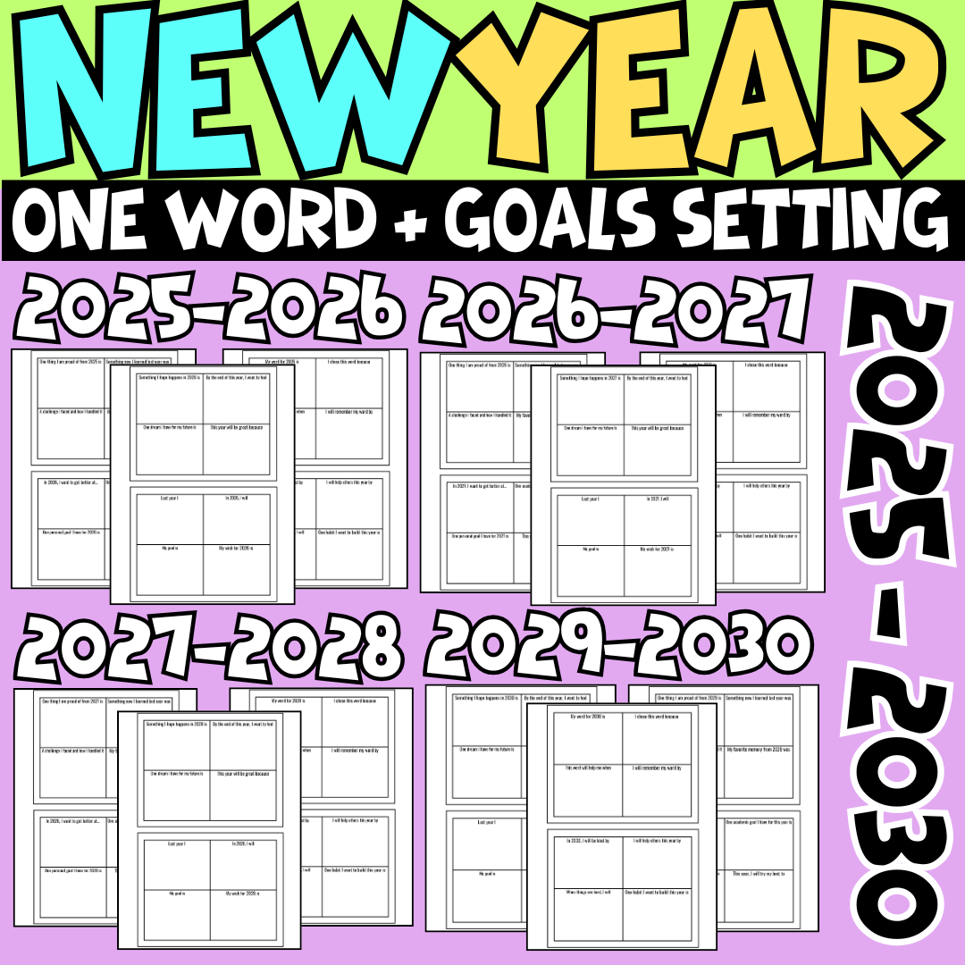 New Year 2026 Glasses Craft | One Word Reflection & Goal Setting ...