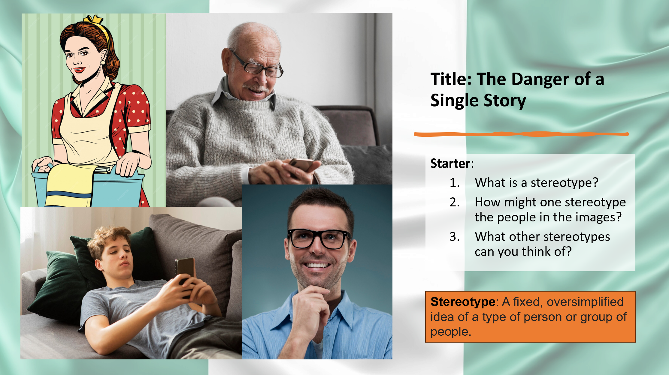 The Danger of a Single Story by Chimamanda Ngozi Adichie | Teaching ...