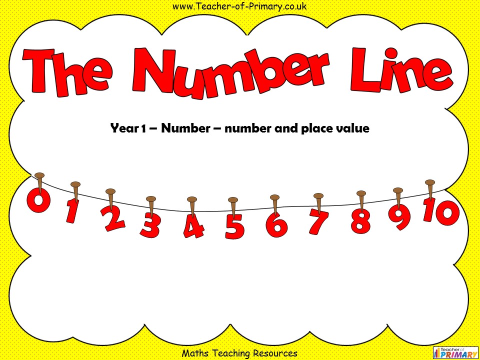 The Number Line Year 1 Teaching Resources