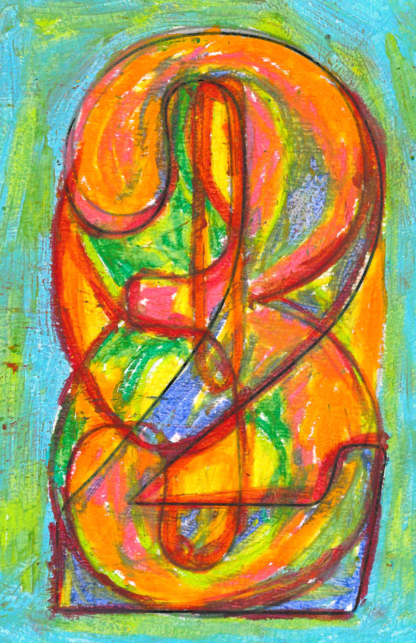 Jasper Johns Painted Bronze