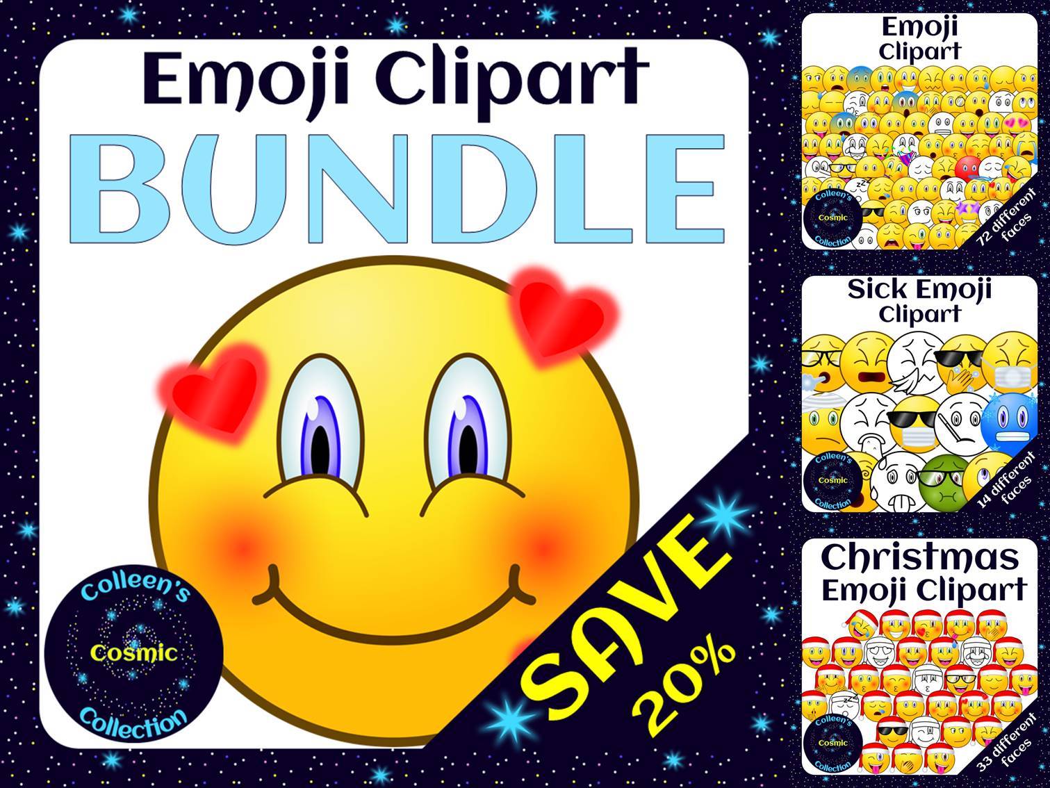 Emoji Clipart BUNDLE | Teaching Resources