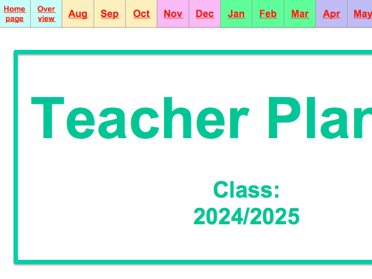 Digital Teacher Planner 2024-2025 | Teaching Resources