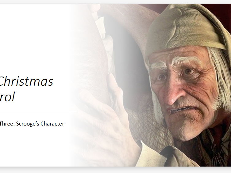 A Lesson on Scrooge's Character in Stave 3 of A Christmas Carol ...
